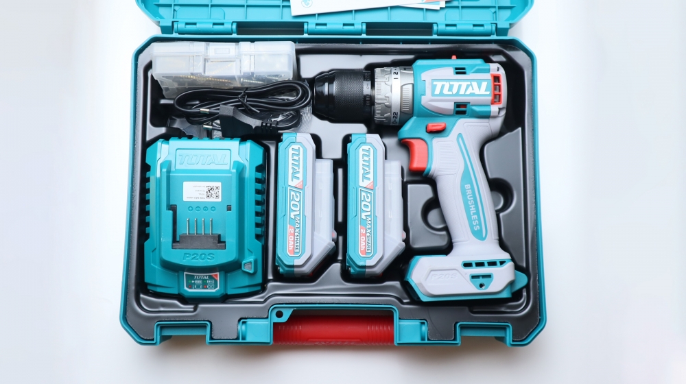 Máy khoan động lực dùng pin 20V Total TIDLI20602 (2 Pin 2.0Ah & Sạc ...