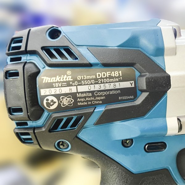 18V Máy khoan và vặn vít dùng pin Makita DDF481Z ( Chưa Pin & Sạc ...
